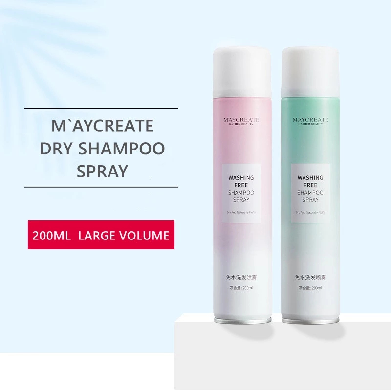 Maycreate Dry Shampoo 200ml Oil Free Fluffy Hair Spray Hair Shampoo ...