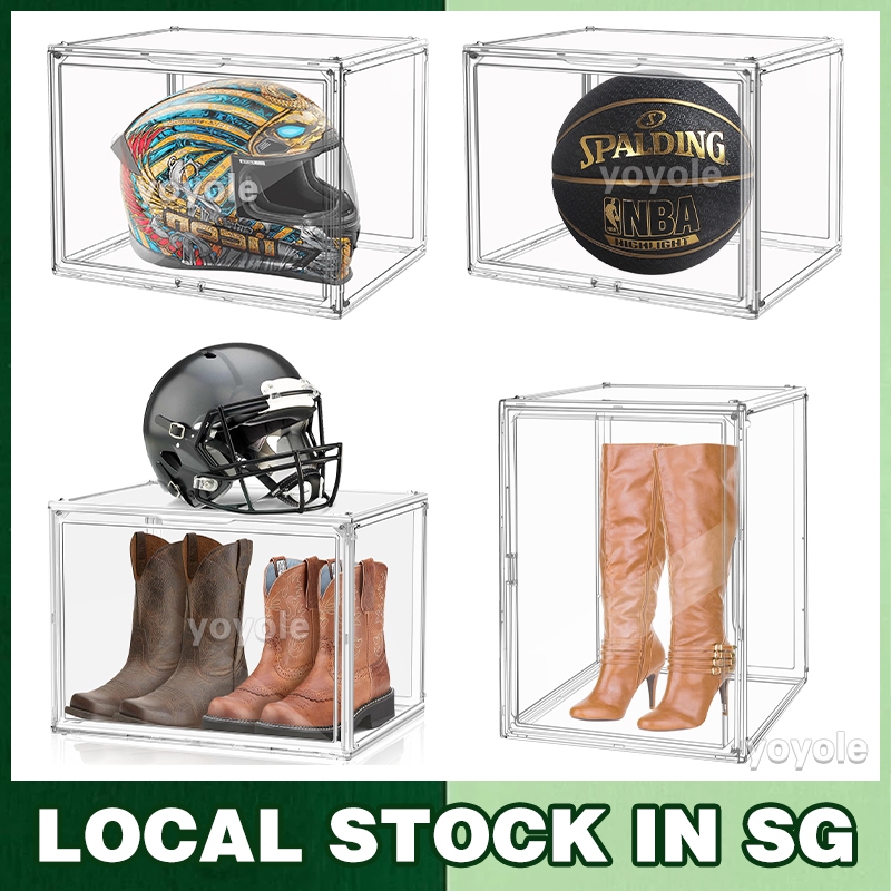 Helmet Storage Box Labubu Display Box Acrylic Display Box Figurines ...