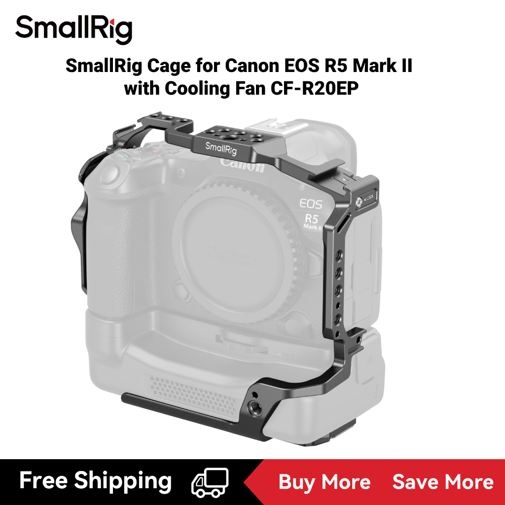 SmallRig Cage for Canon EOS R5 Mark II with Cooling Fan CF-R20EP #5092 | Shopee Singapore