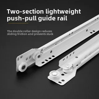 Two Segments Guide Rail Drawing Cabinet Track Slide Rail Old Drawer ...