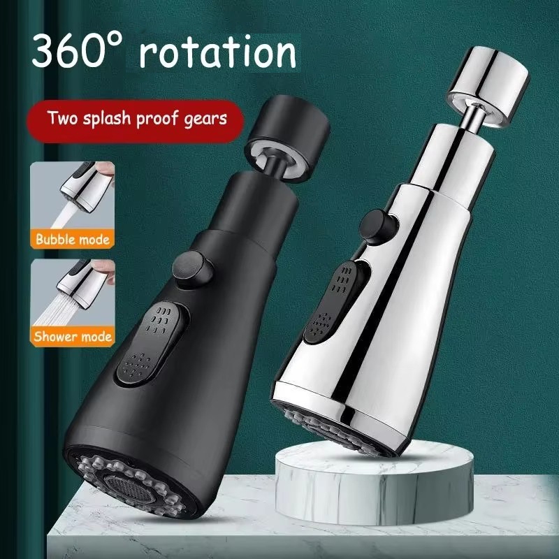 3 In 1 Flexible Replaceable Water Tap / Kitchen Faucet Extender ...