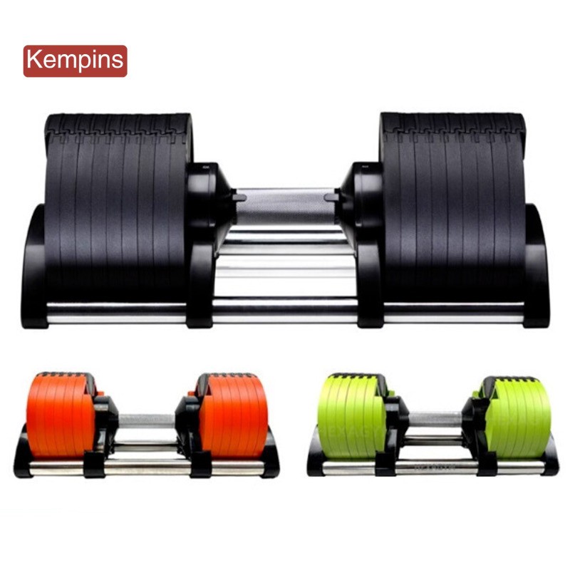 Quick-Adjusting Dumbbells Adjustable Home Fitness Equipment Non-Slip ...