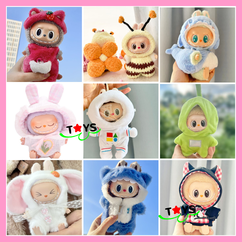 Clothes Only / 17cm labubu v1 clothes labubu v2 clothes labubu clothing ...
