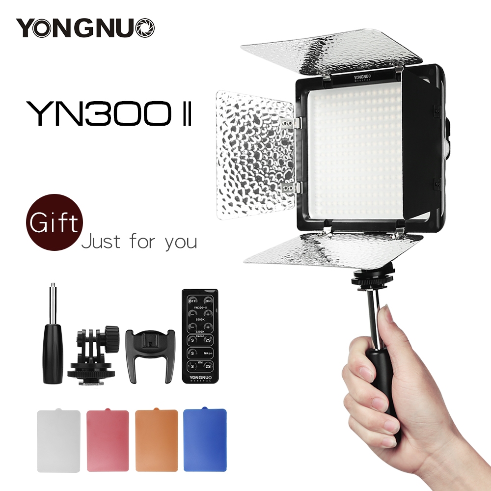 YONGNUO YN300II YN300-II 300 LED Camera & Video Light With remote ...