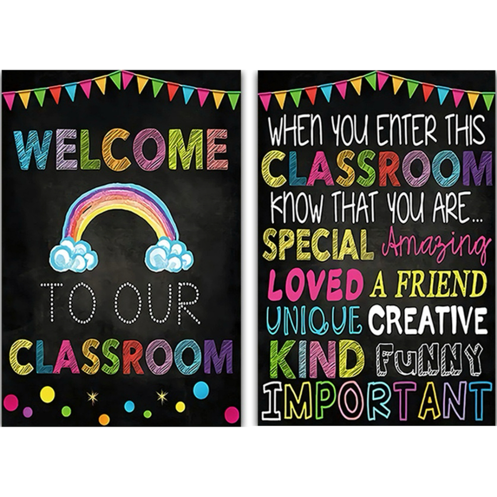 Education Inspirational Motivational Poster Classroom Decoration Wall ...