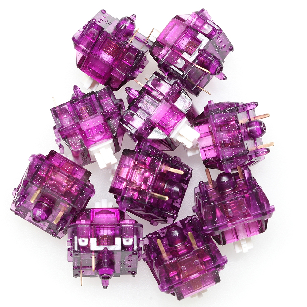 Prevail Nebula V2 Purple Switch Linear 62g 5pin SMD RGB MX stem switch ...