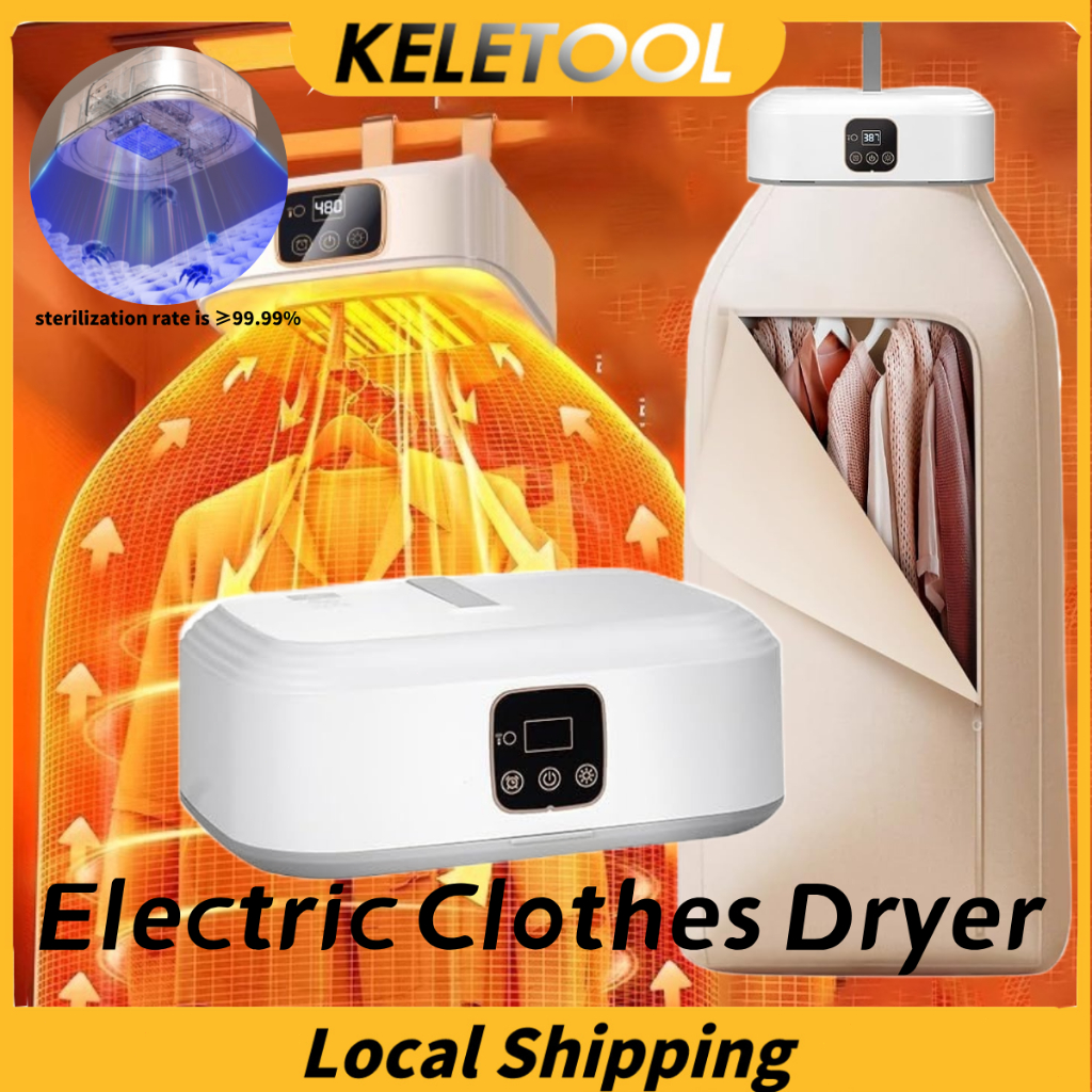 Electric Travel Clothes Dryer Rack Warm Air Cloth Shoe Dryer Machine ...