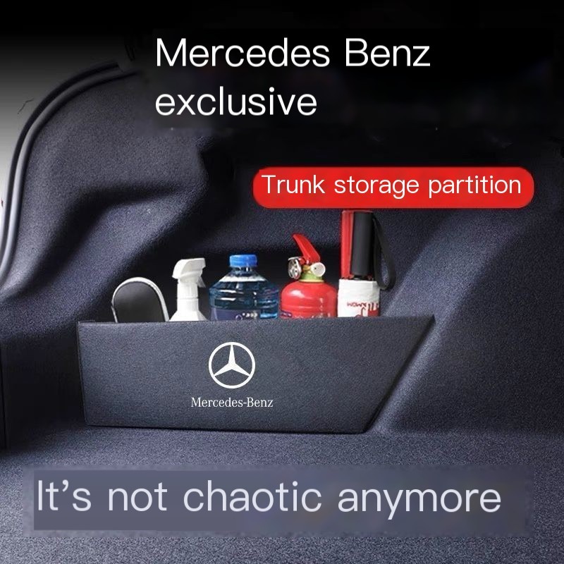 Mercedes Trunk Divider Cargo Organizer OEM Fit 40% SpaceBoost Tool-Free ...