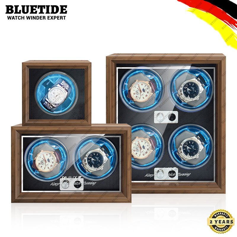 【🇸🇬 48 Delivery】Watch Winder Box Automatic 1 2 4 slot Men‘s/Ladies Wood ...