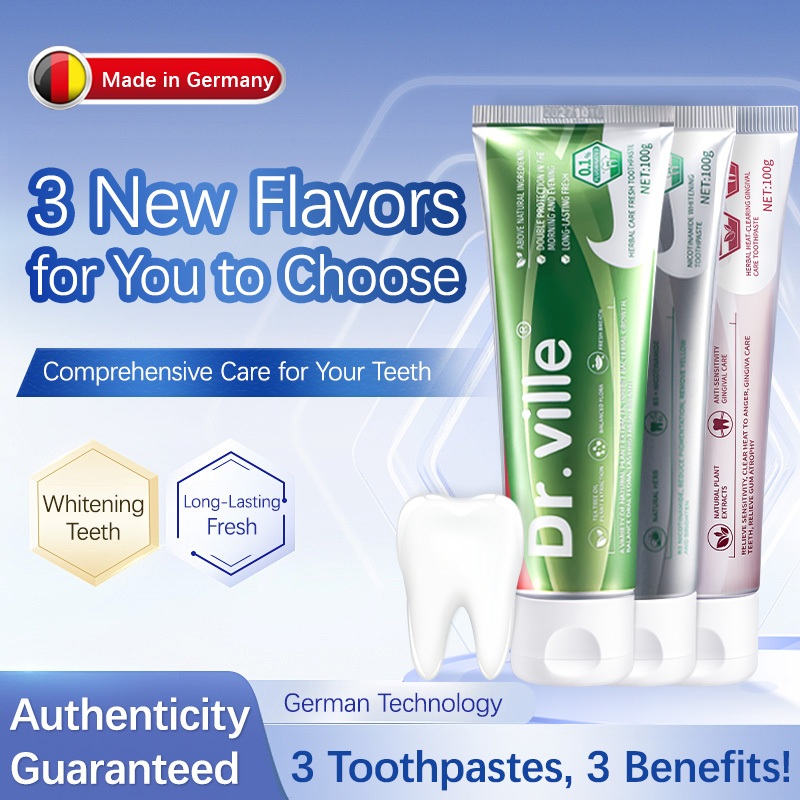 【Dr.ville】Probiotic toothpaste removes bad breath Helicobacter flavus ...