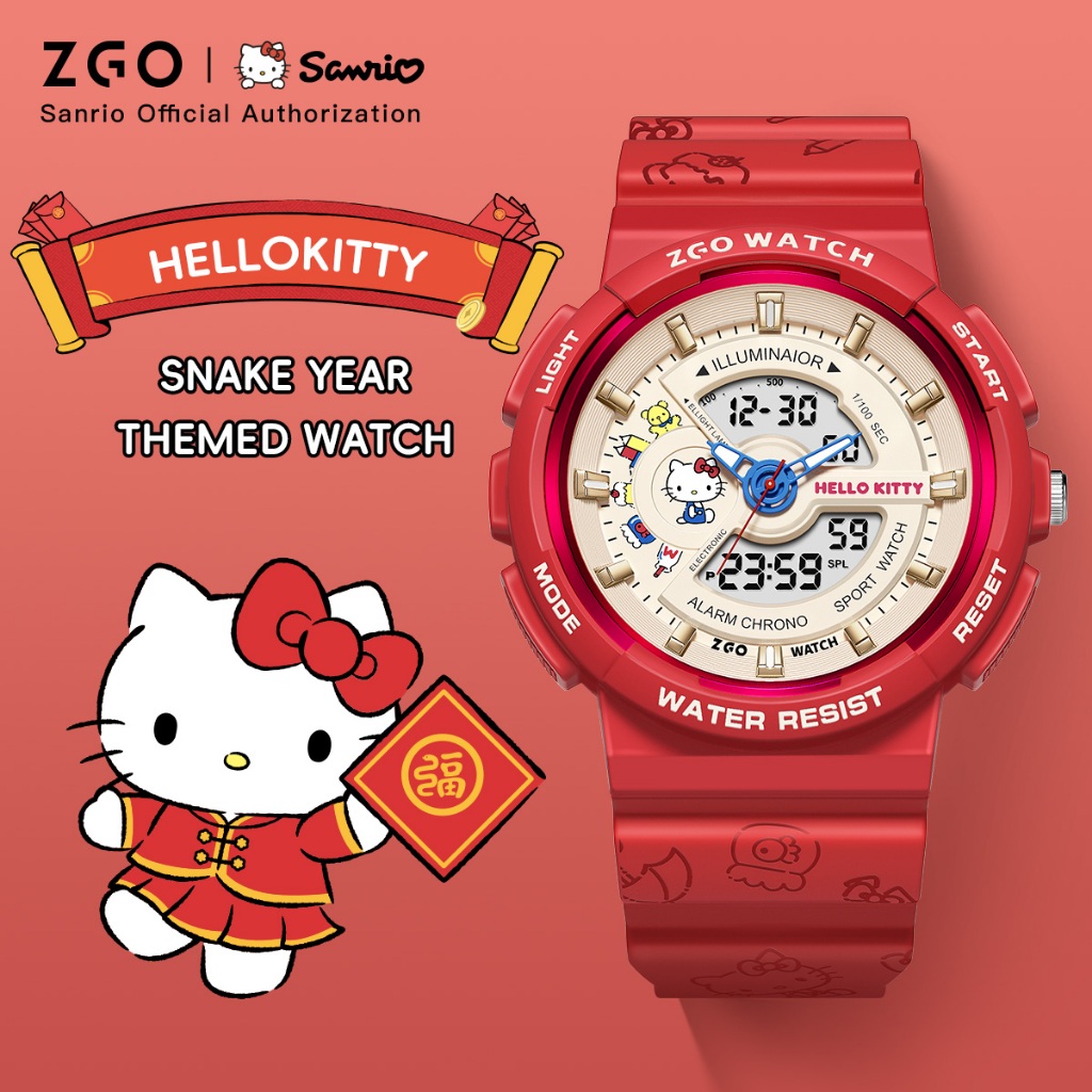 ZGO Sanrio Hello Kitty Sports Digital Watch, Student Kids Watch, Girls ...