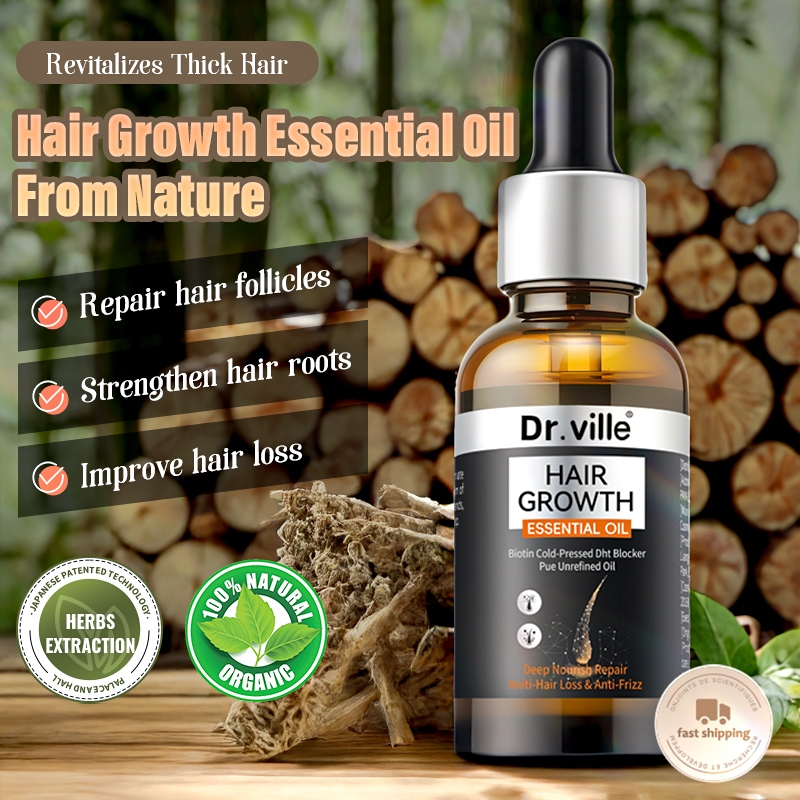 【Dr.ville 】 Hair Tonic for Growth Anti Hair Loss Serum Hair Loss ...