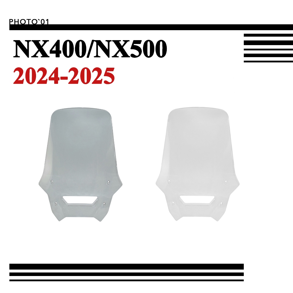PSLER For Honda NX400 NX500 Windshield Visor Windscreen Wind Shield ...