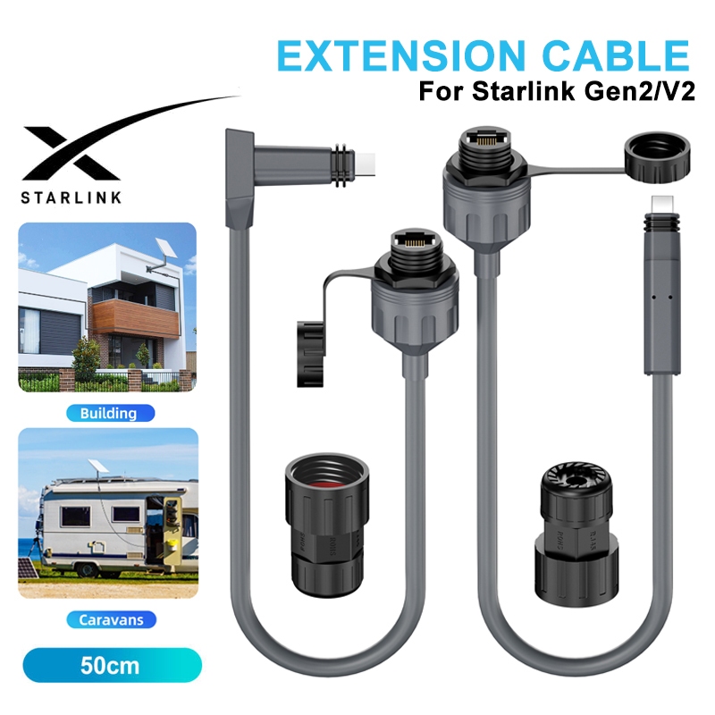 for StarLink V2/Gen 2 Connector SPX To RJ45 Waterproof Connector Female ...