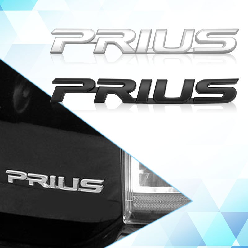 Car Styling 3D Letter Logo Metal Sticker For Toyota PRIUS Emblem Auto ...