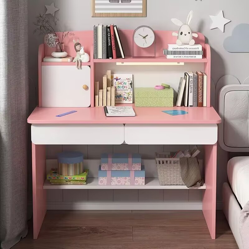 Star Student Table With Bookshelf Computer Desk Home Writing Desk Study ...