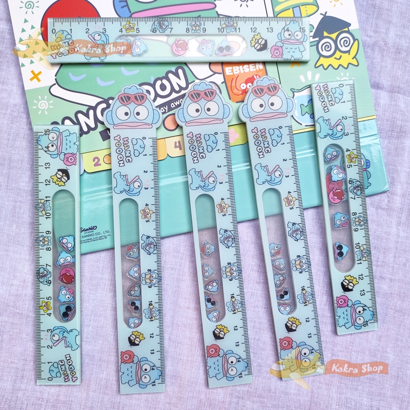 2pcs Sanrio Hangyodon Shake Ruler Cartoon Ugly Fish Thickened Rocker ...