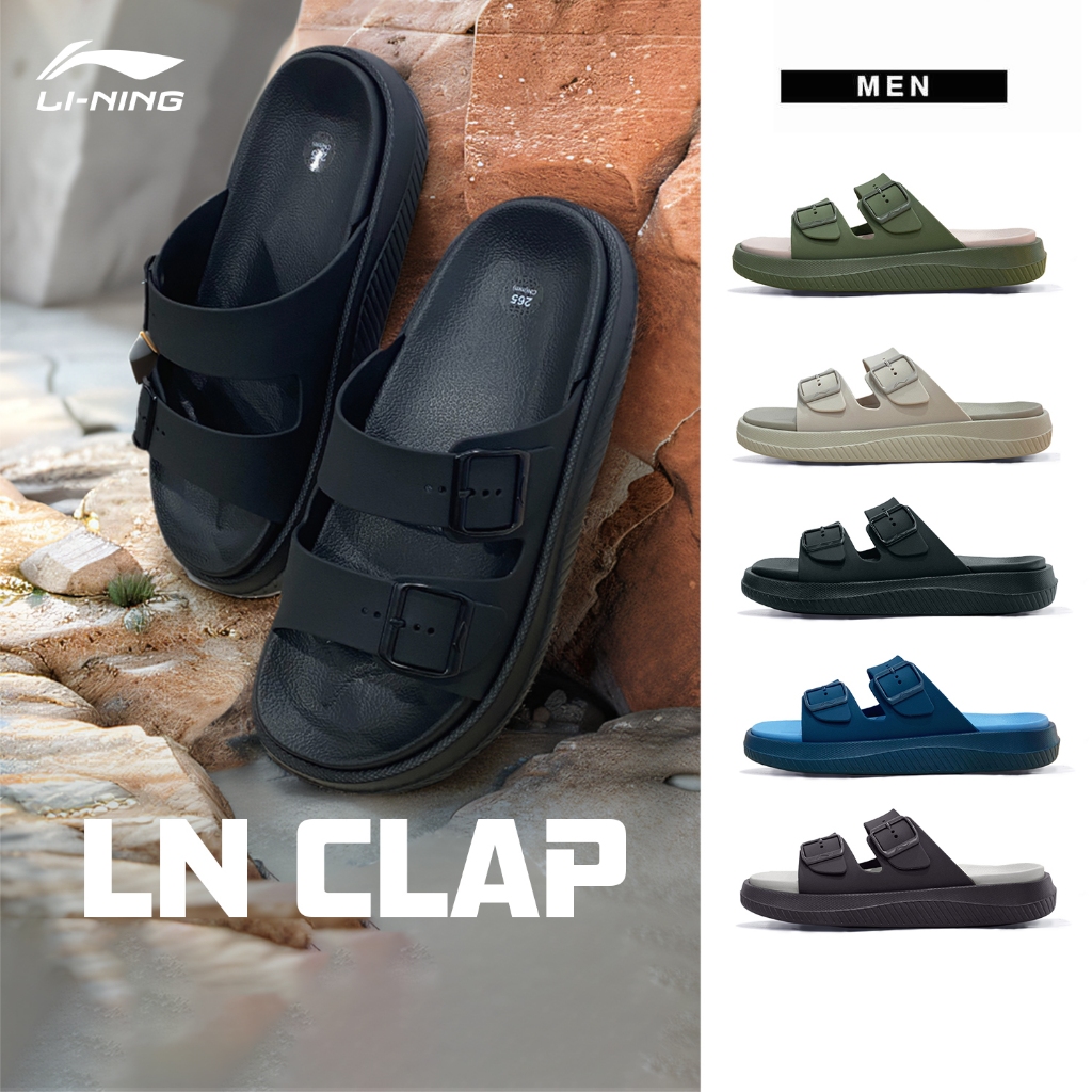 LI-NING LN CLAP Men&Women Sandals Professional Sports Shoes Slippers ...
