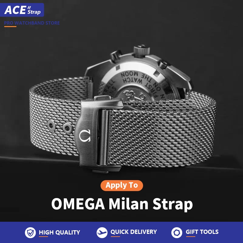 Apply To OMEGA NO TIME TO DIE 007 Series Milan Mesh Stainless Steel ...