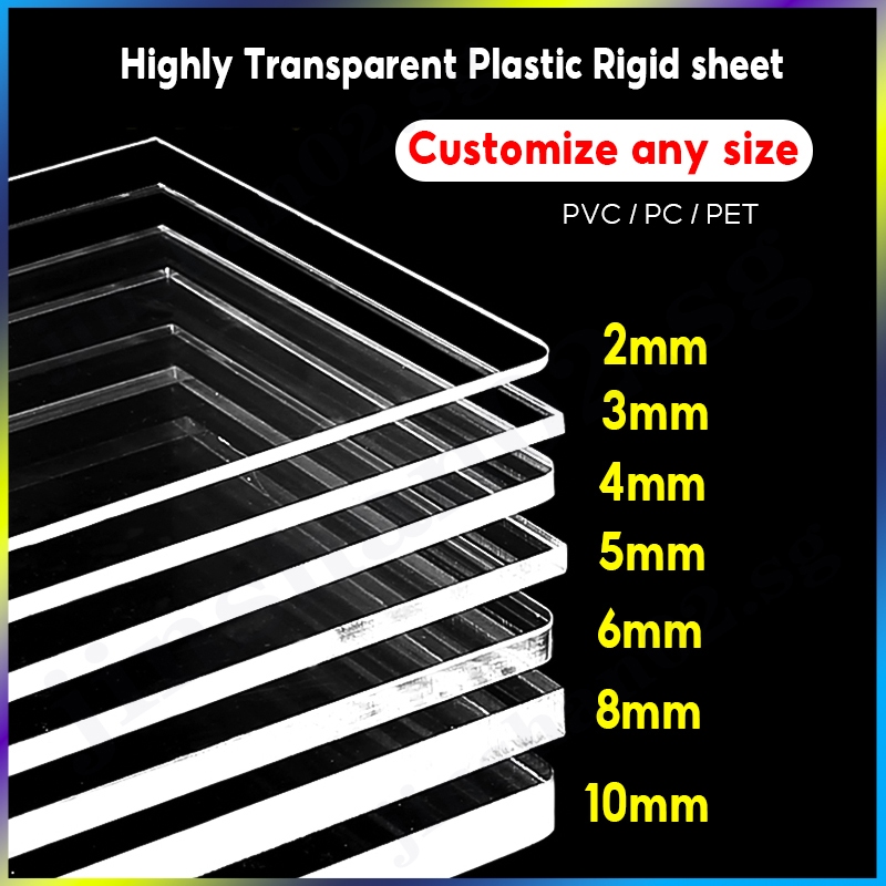 Highly Transparent Plastic Sheet Acrylic Sheet PC Nylon Sheet PVC Hard ...