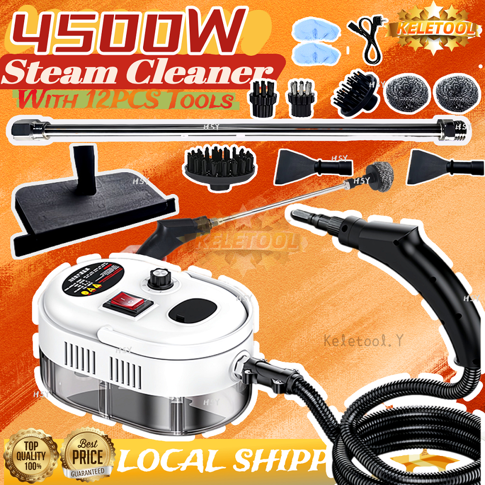 12 Pcs Tools Handheld Steamer Cleaner Steaming Steam Clean Machine For ...