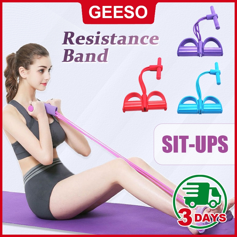 GEESO Pedal Rope Resistance Band Effective Easy Use Home Sit Up ...