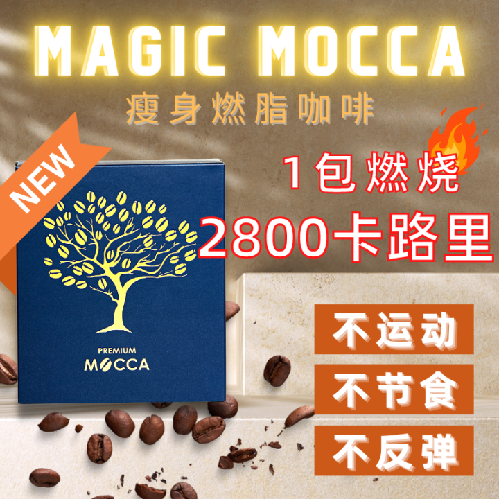 Original Authentic One Box 14 Packs Belly Arm Thighs Easy to Thin mocca ...