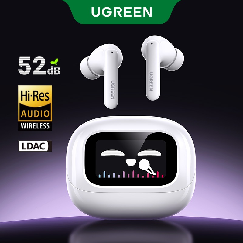【LCD Touch Screen 】UGREEN EchoBuds LDAC Hi-Res Magic Hybrid Active ...