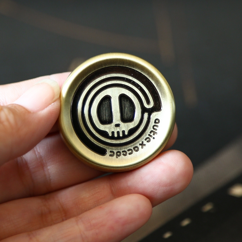 Devil Milk Cap Metal EDC Fidget Toys Magnetic Haptic Coins EDC Adult ...