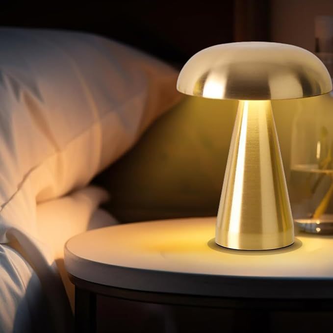 Modern Bar Table Lamp Cordless Portable LED Rechargeable Lamp, Battery ...