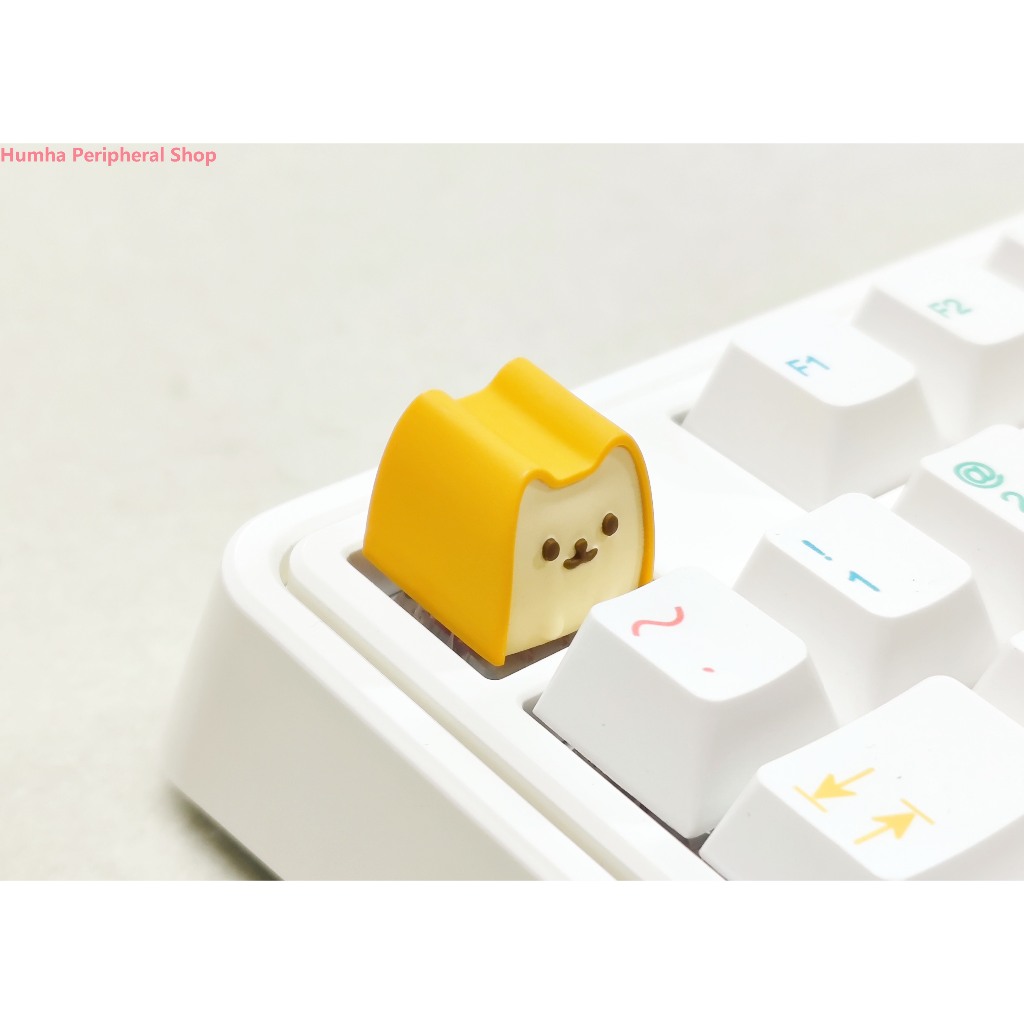 Humha artisan keycap Bread Puppy keycap Hand made Resin keycap ...