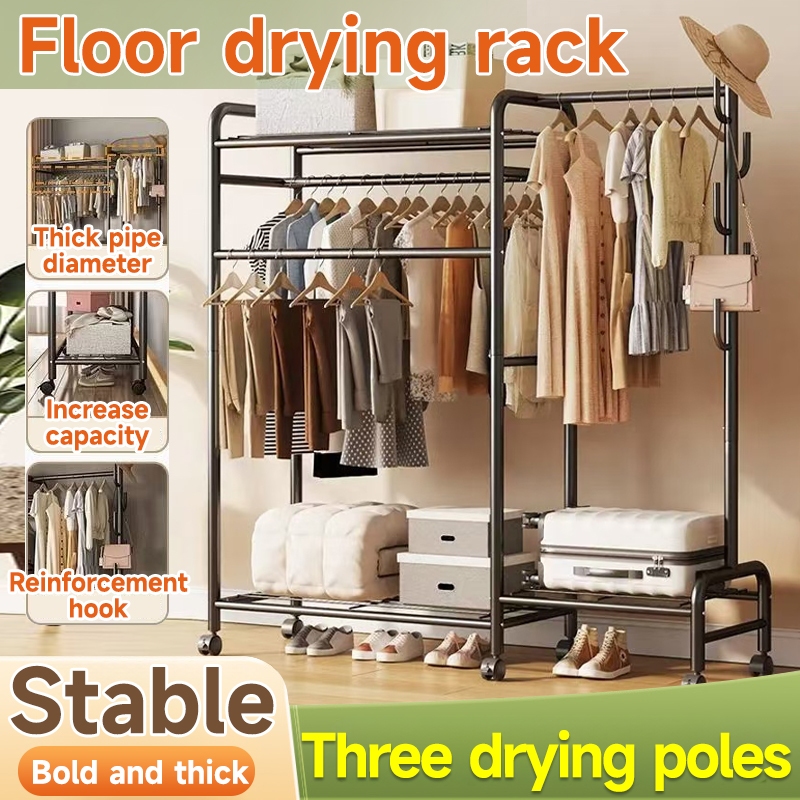 DY【SG Local Seller】2025 New 150cm Multi-layer Carbon Steel Clothes ...