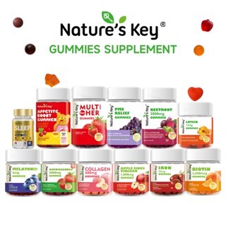 Nature's Key Gummies Supplement Value Pack of Six - Beetroot Collagen ...