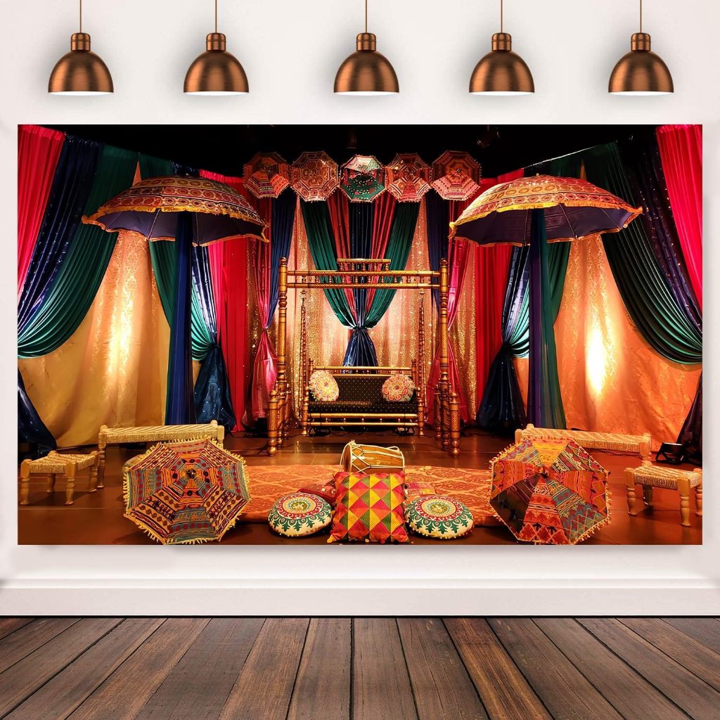 India Pooja Photography Backdrop Ganpati Puja Traditional Holiday ...