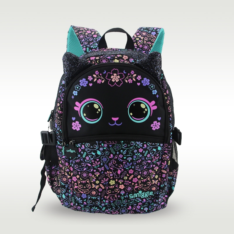 Australian original smiggle school bag girls children's backpack Black ...