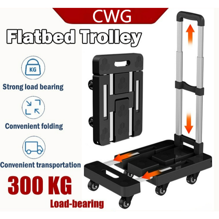 Flatbed Trolley/Trolley Cart / Trolley Storage / Foldable Trolley ...