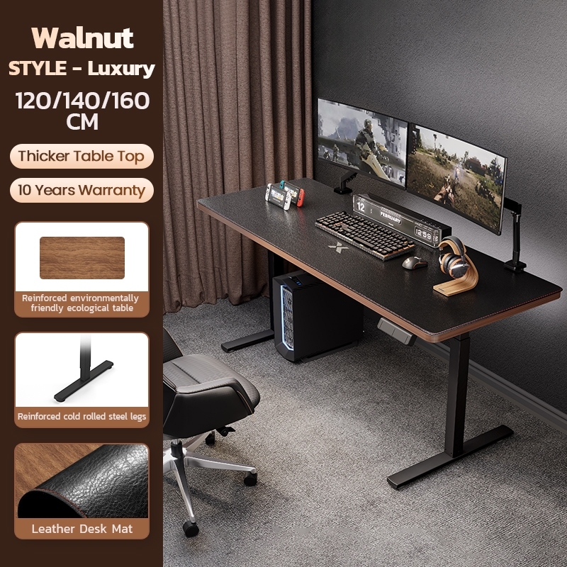 YISONG Electric Study Table Computer Gaming Table Standing Desk Height ...