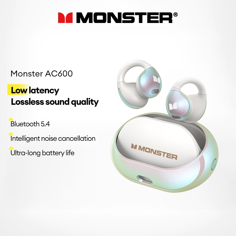 Monster AC600 Bluetooth Earphone Clip-on design Wearable without ...