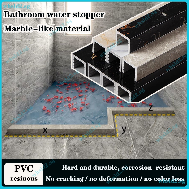 Bathroom water barrier imitation marble shower room stone-based ...