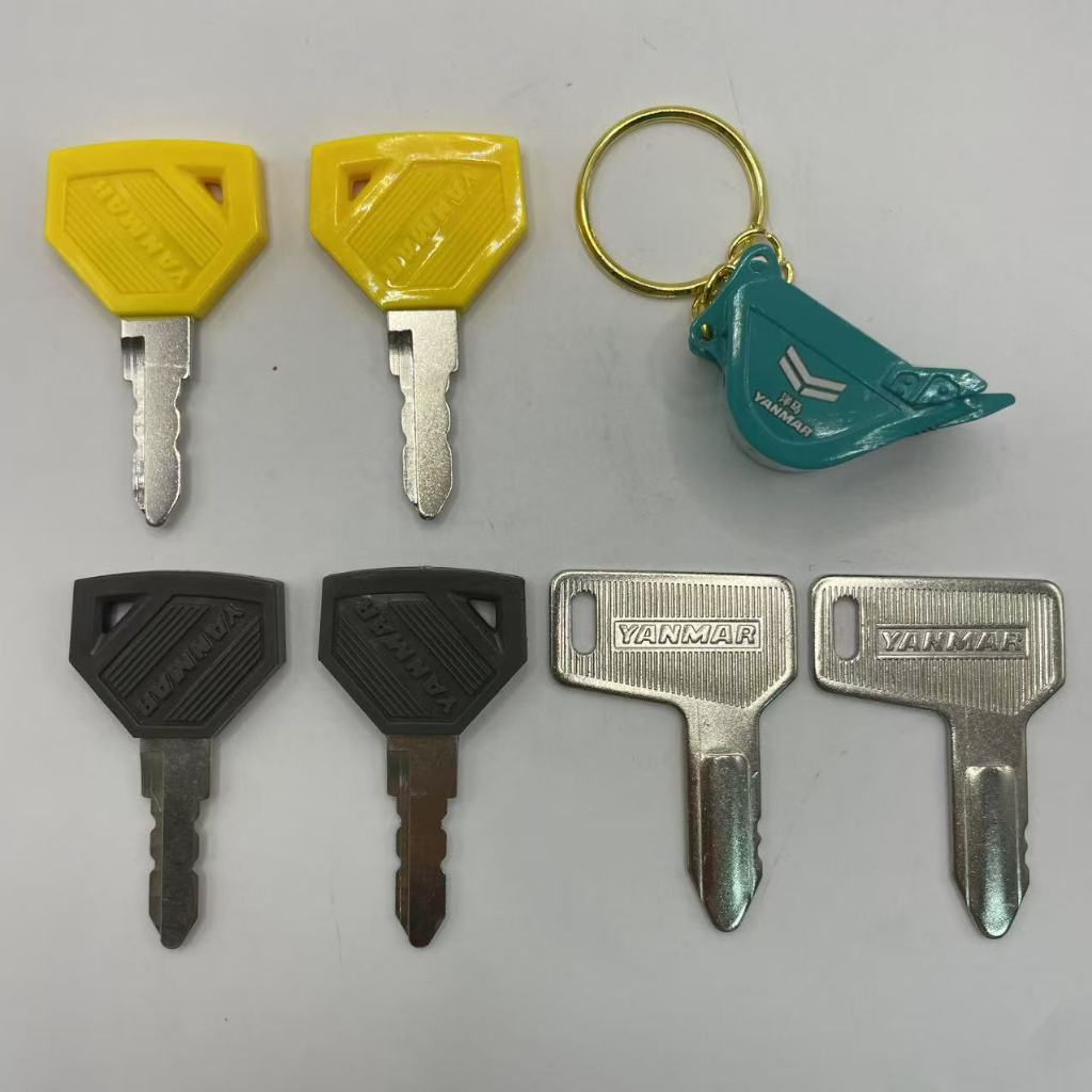 New Yanmar Keys Excavator Switch Parts Bucket Keychain | Shopee Singapore