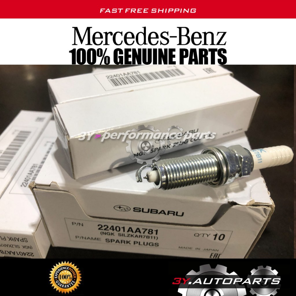 Genuine ( 1 Set 4 pcs) 22401AA781 Subaru Iridium Spark Plug FB16 FB20 ...