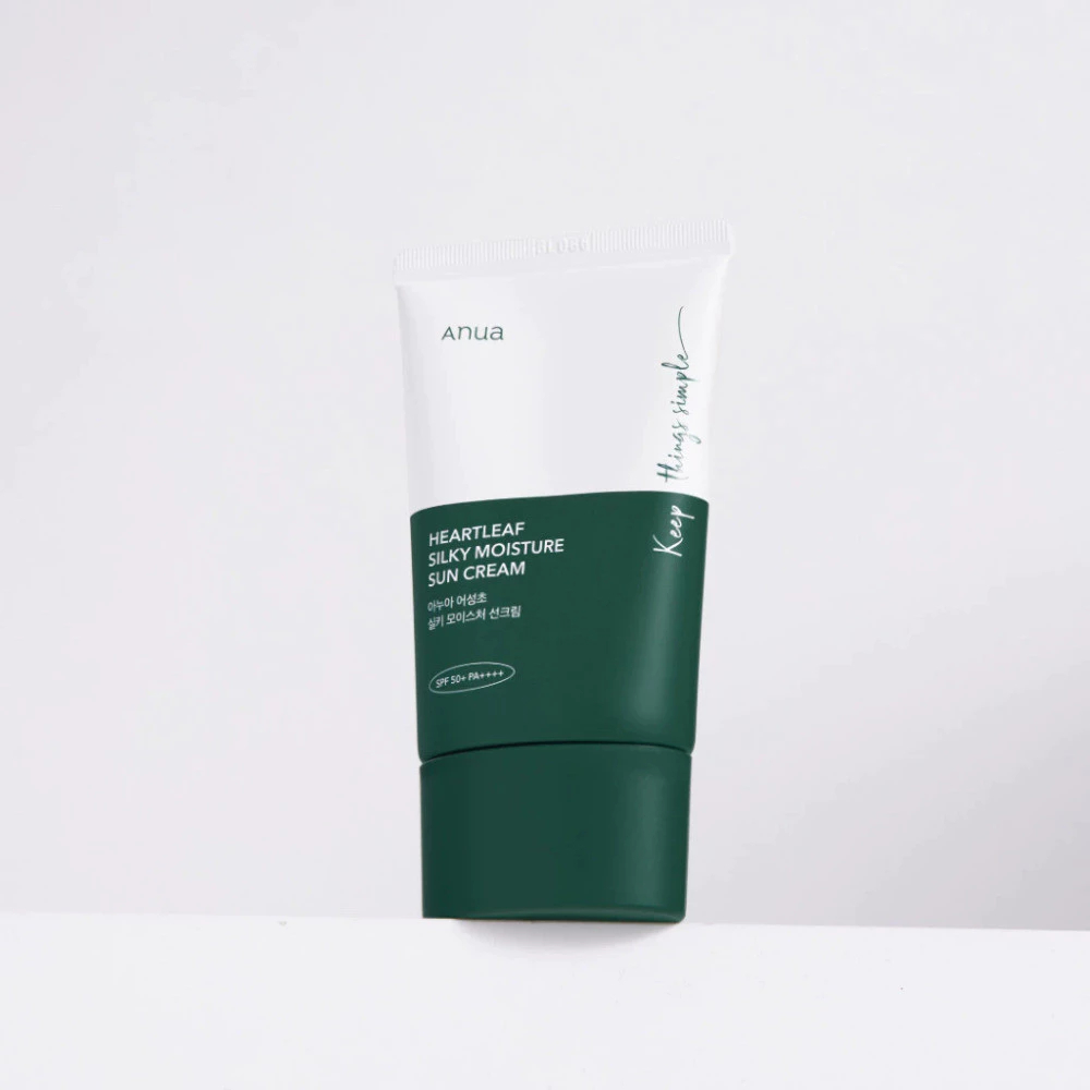 Anua Heartleaf Silky Moisture Sunscreen SFP50+ PA++++(50ml) | Shopee ...
