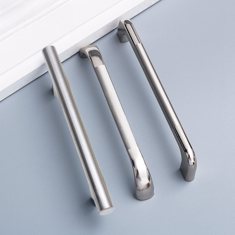 Factory Direct Supply Modern Simple Cabinet Handle Silver Aluminium ...