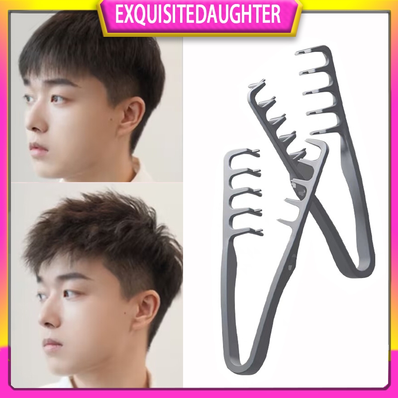 [READY STOCK] Korean Fluffy Texture Styling Comb with Puffy Hair Roots ...