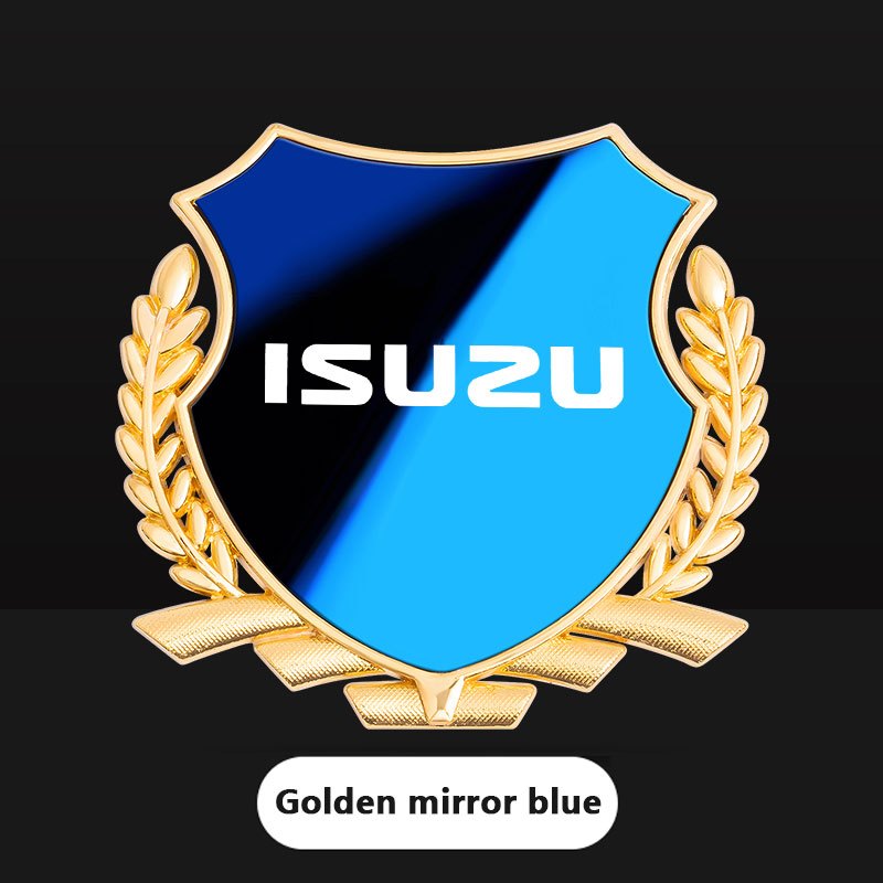 3D Metal Car Trunk Window Side Emblem Badge Decal Sticker For Isuzu ...