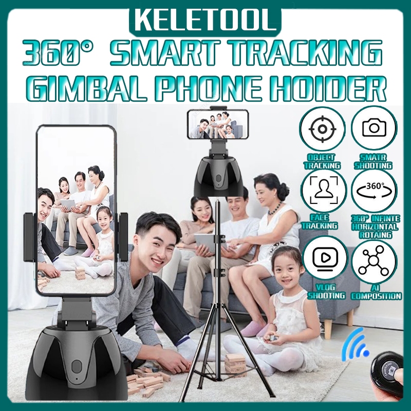 AI smart gimbal 360 degree rotation smart tracking automatic face ...
