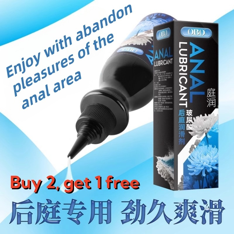 100ml Long-lasting Anal Lubricant with Hyaluronic Acid for Human Body,No-rinse Required,Adult ...