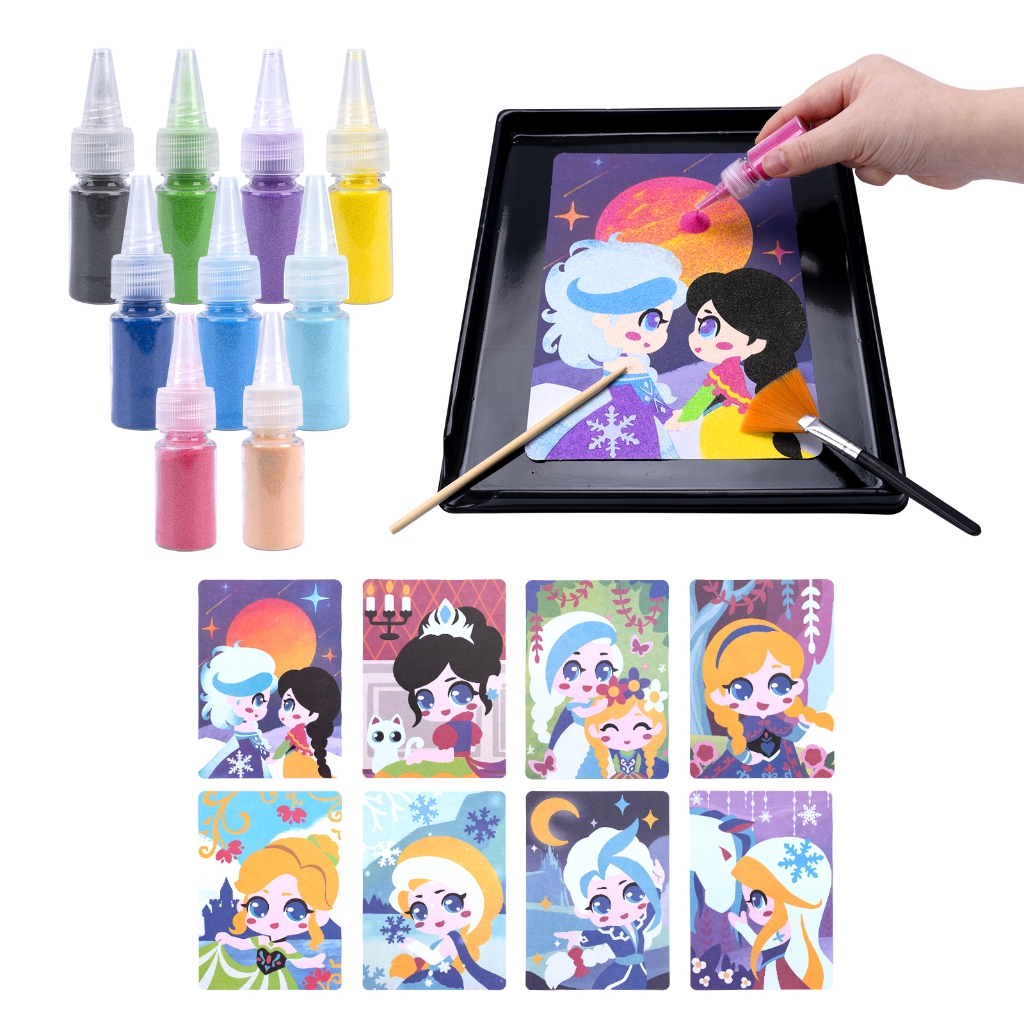 Sand Art Kits for Kids Ice and Snow World Crafts for Girls Boys DIY ...