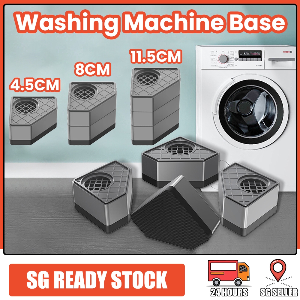【SG STOCK】Washing Machine Stand Anti Vibration Shock Noise Canceling ...