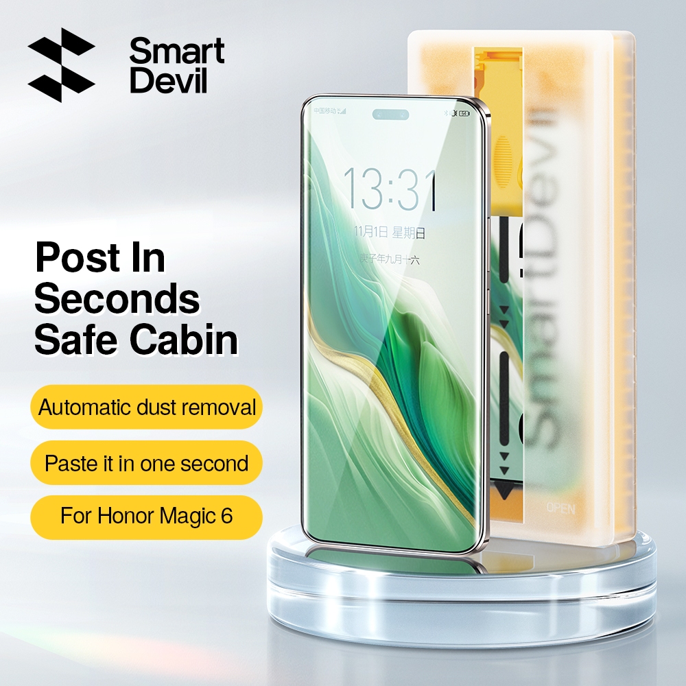 SmartDevil Quick Installation Soft Film For Honor Magic 7Pro/Magic6/V3/VS3 Full Gel Curved ...